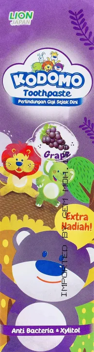 Kodomo Lion Grape Flavoured Toothpaste - 45 gm | Daraz.pk