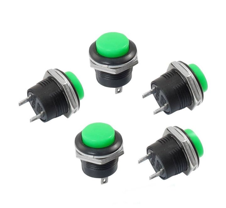 Momentary SPST Cap Push Button Switch AC 6A/125V 3A/250V LWUS (Pack of 5) | Daraz.pk