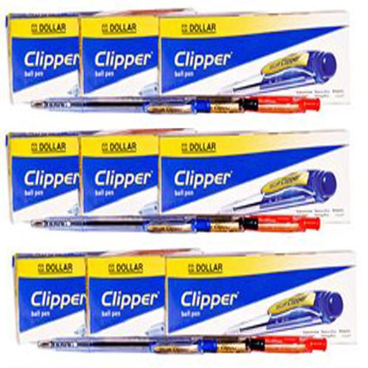 Dollar Clipper Ball Pen Multi Color Art # BPCLF (9 Pcs) | Daraz.pk
