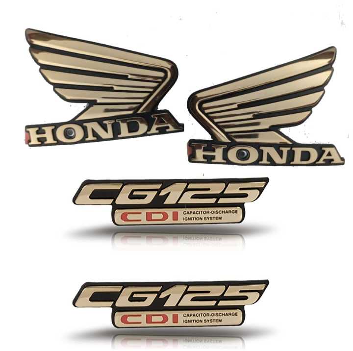 Honda CG125 Fuel Tank Monogram And Tapy Monogram Genuine quality | Daraz.pk