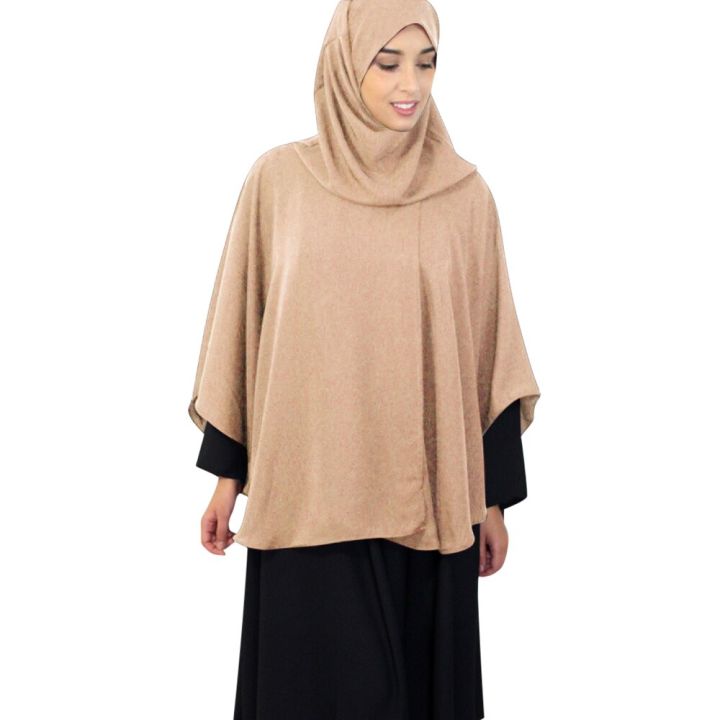 Traditional Muslim Women Prayer Burkha Khimar Hijab Overhead Tops Shawl ...
