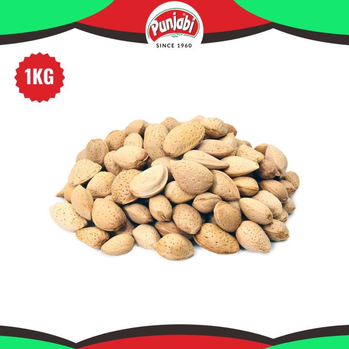 Punjabi Store Badam Gurbandi (Almond In Shell) 1KG | Daraz.pk