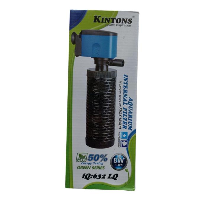 Aquarium Internal Filter Kintons iQ-632LQ 8W , 1400L/H, 50% Energy ...