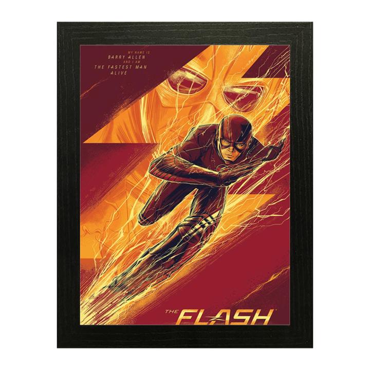 The Flash Themed TV Show Wall Art Frame For Office and Home Decor ...