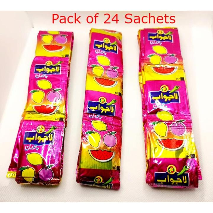 Lajawab Churan ( Pack of 24 ) Chat Pata Churan Chat Masala Chooran ...
