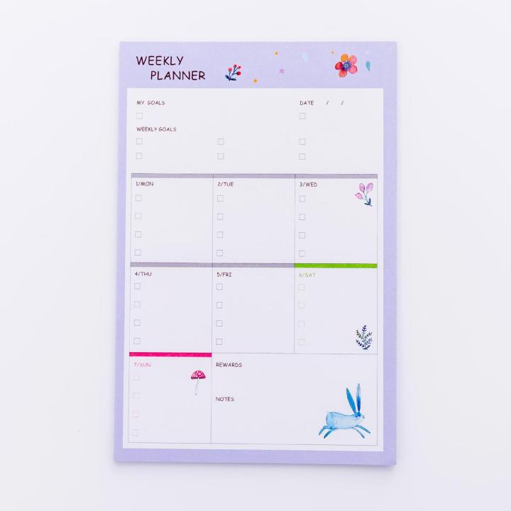 Daily Weekly Monthly Plan Memo Book 96 Planner Schedule Notebook Agenda ...