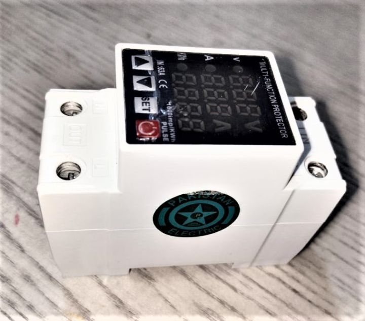 Multifunction Voltage and AMP Protector 3IN1 Display Voltage Relay 220v ...