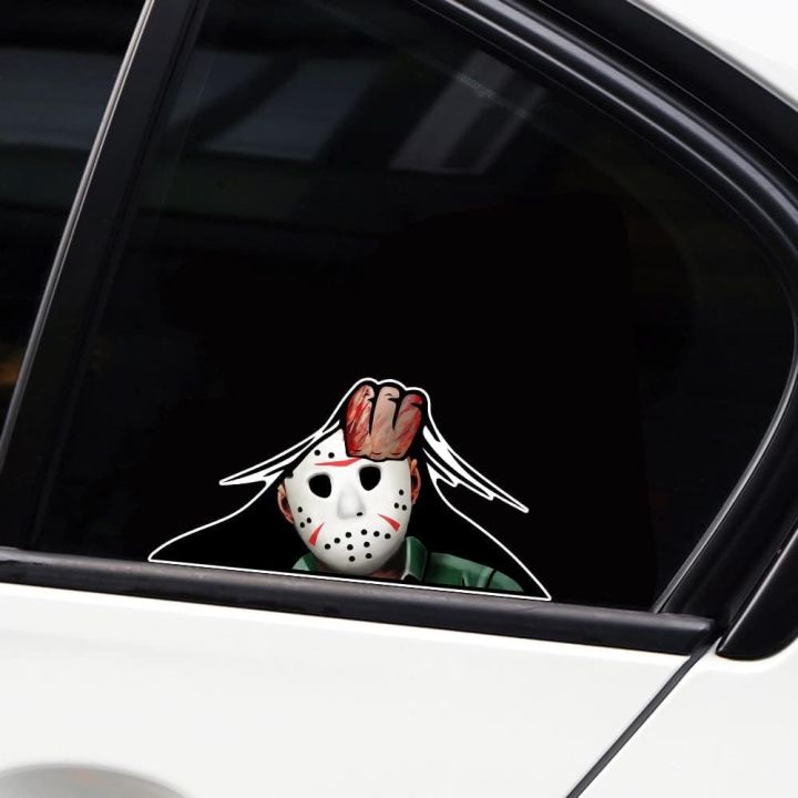 Funny Halloween Horror Peeking Sticker for Cars, 3D Classic Horror ...