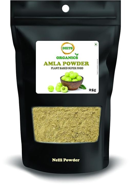 DIETS ORGANICS Amla Powder for Hair Growth | Indian Gooseberry Powder 200gm | Daraz.pk
