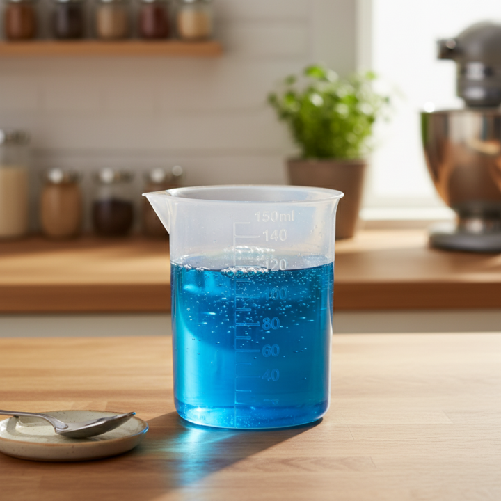 Laboratory Measuring Cup 150ml Transparent Plastic Liquid Container ...