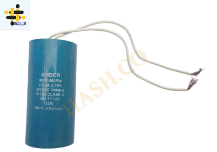 Motor Start Capacitor 40uf, Made by Amber, Best Quality | Daraz.pk