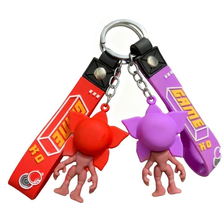 Bag Charm PVC Stranger Keychains Backpack Decorations Model Doll ...