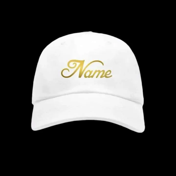 Customized Cap/white cap/with name or logo Customized Cap - Name Cap ...