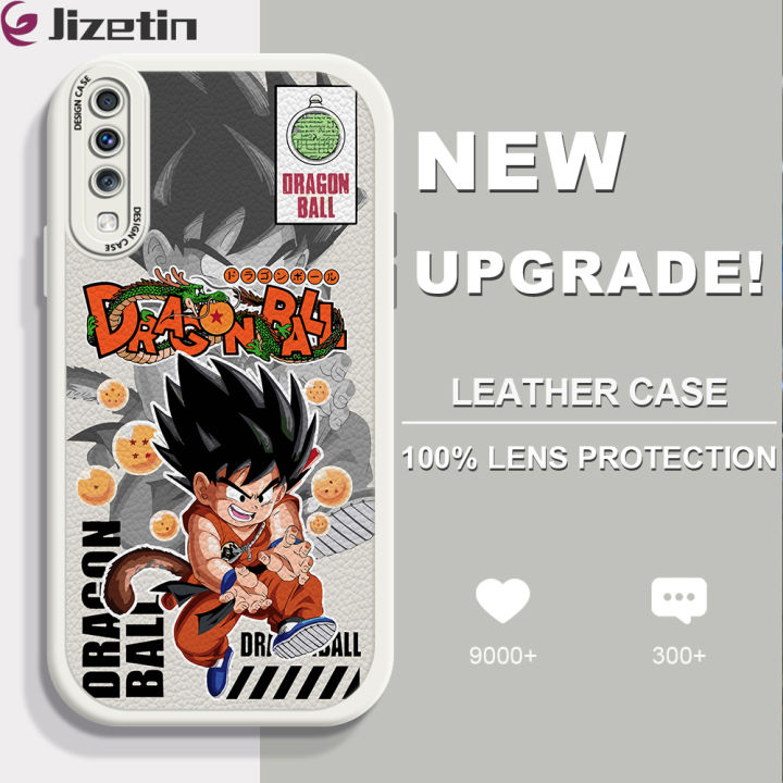 Jizetin for Samsung A70 A70S Back Cover Dragon Ball Son Goku Lambskin ...