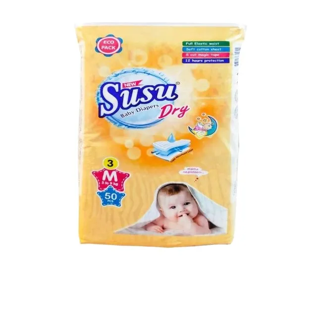 SUSU Baby Diaper - Medium size - 50pcs | Daraz.pk