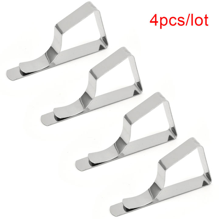 Stainless Steel Table Cloth Clamps Tablecloth Clip Holder for Party ...