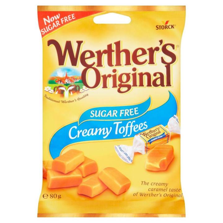 Werther's Original Sugar Free Toffee Candy 80gm | Daraz.pk