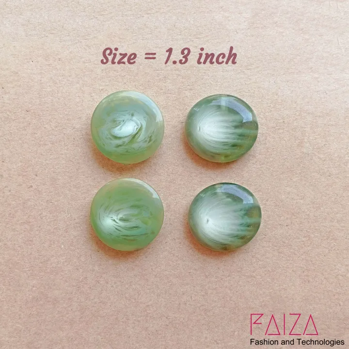 2-Pieces Fancy Elegant and Attractive Marble Buttons | Fancy Buttons ...
