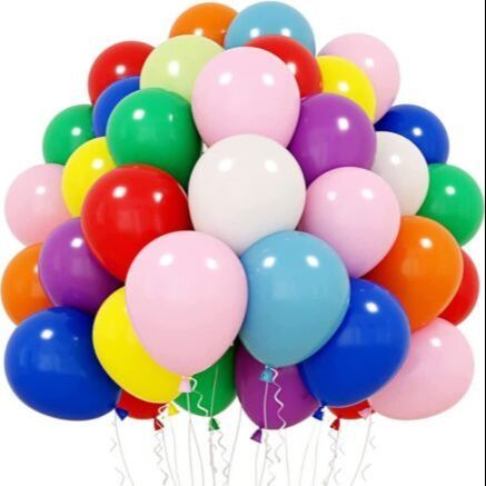 Pack of 40 Latex Party Balloons – 12 Inch Assorted Color Balloons for ...