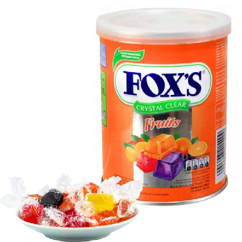 FOX’S Crystal Clear Fruits Flavored Candy Tin 180g Imported | Daraz.pk