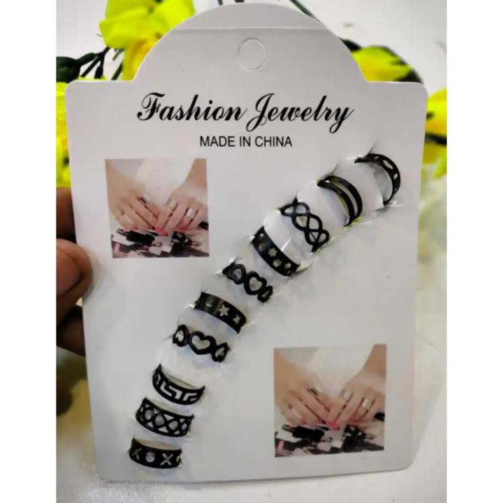 10 pcs Rings Set for Girls I Best Quality Products I set for women ...