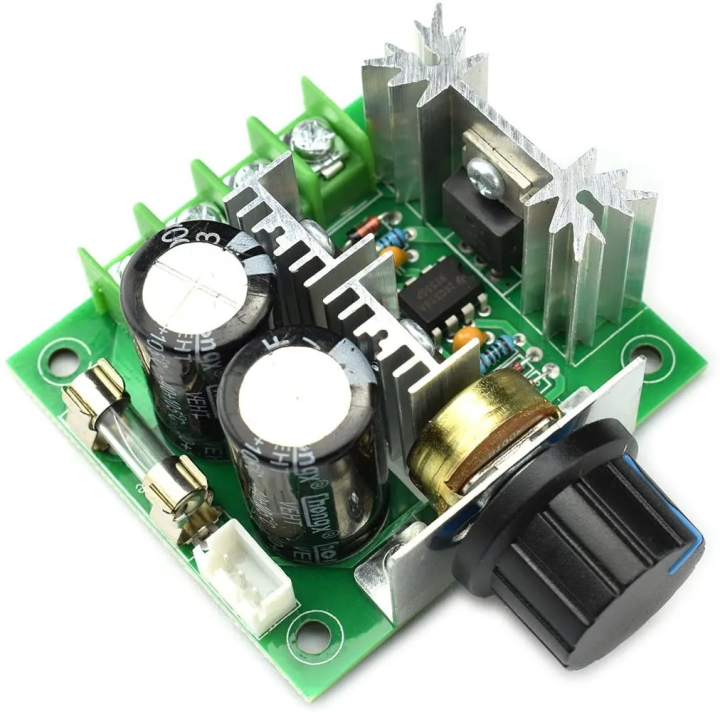 10A 12V-40V DC Motor or Fan Variable Speed Controller With Speed ...