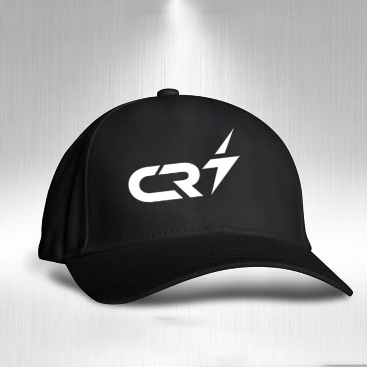 CR7 Logo Cap for Men & Women – Black Adjustable Baseball Hat ...