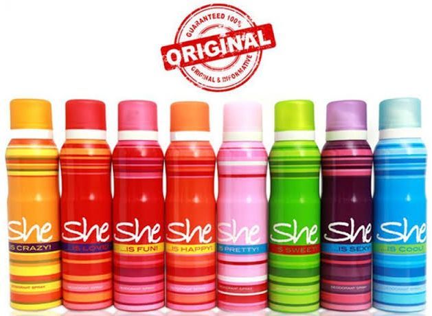 She is PREETY Body Spray For Girls Women Ladies 200ml | Daraz.pk