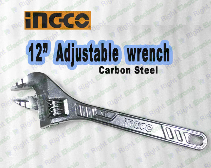 12 inch Ingc o 12 inch Adjustable Wrench model HADW 131122 carbon steel ...