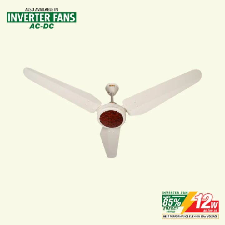Super Asia Ceiling Fan NEW CLASSIC Inverter AC DC Fan 56 Inch 35 watts ...