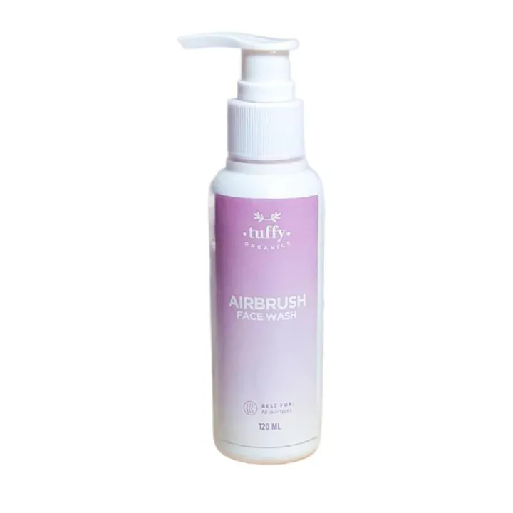 Tuffy Organics Airbrush Facewash for dry and oily skin makes the skin ...