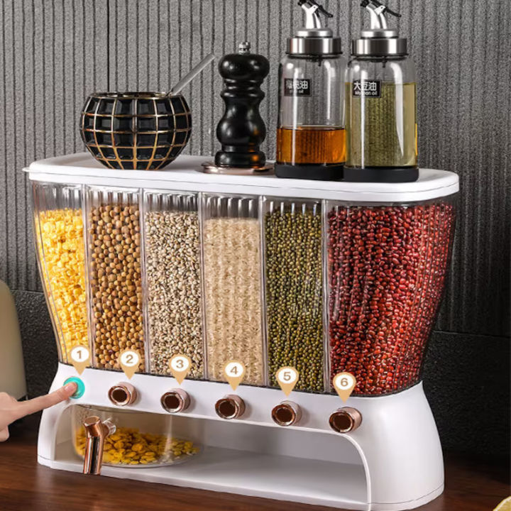 Smart Dry Food Dispenser, Rice Dispenser, Cereal Dispenser, Grain ...