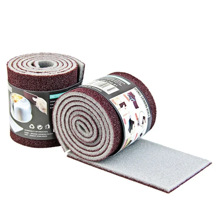 100*9cm Kitchen Roll Magic Rub Pot Sponge Cleaner Rust Scouring Nano ...