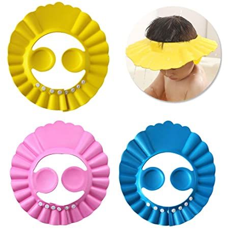 Children Waterproof Cap Safe Baby Bath Visor Adjustable Accessories ...