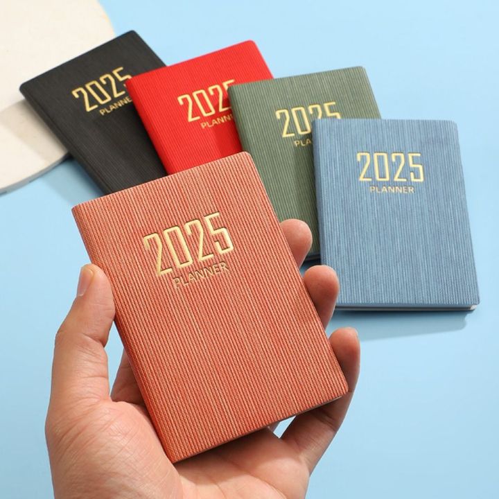 Mini A7 2025 Agenda Book Pocket with Calendar Notebooks To Do List ...