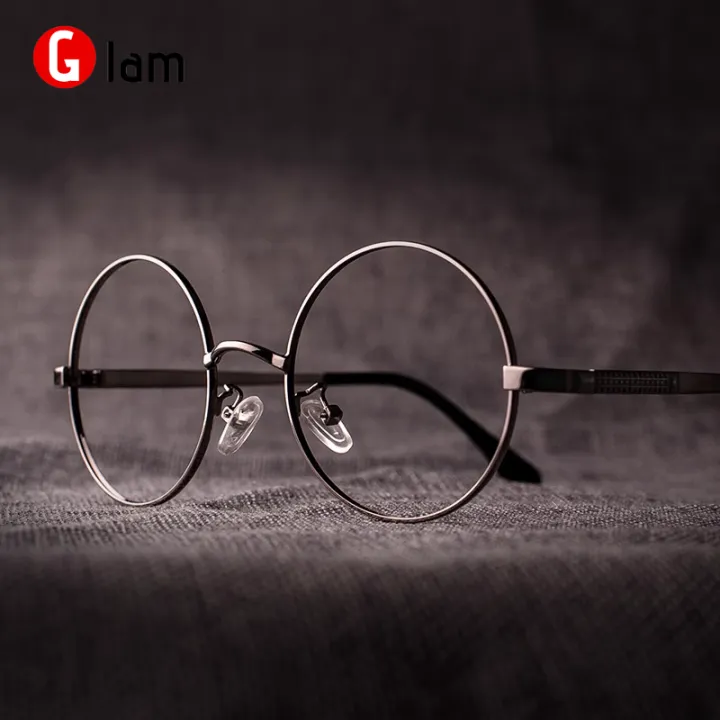 Transparent Retro Lens Circle Round Shape Metal Frame Eyeglass Harry ...