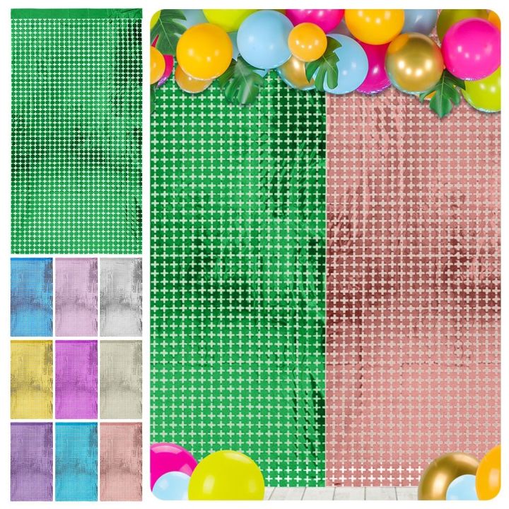 Fashion Small Size Laser Curtain Laser Design Rainsilk Material Square ...