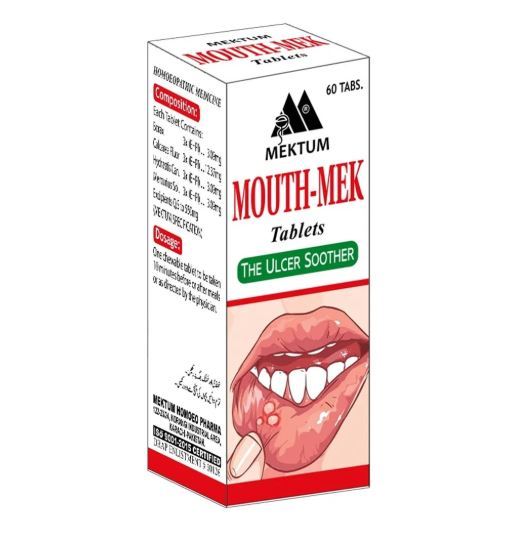 "Mektum Mouth-Mek Tablets: The Ultimate Ulcer Soother for Fast Relief ...