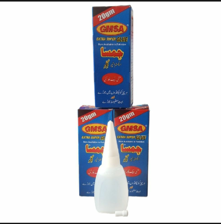 GMSA Extra Super Glue Elfy ( 20g-50g ) Very Strong Glue for Craft School Offices | Daraz.pk