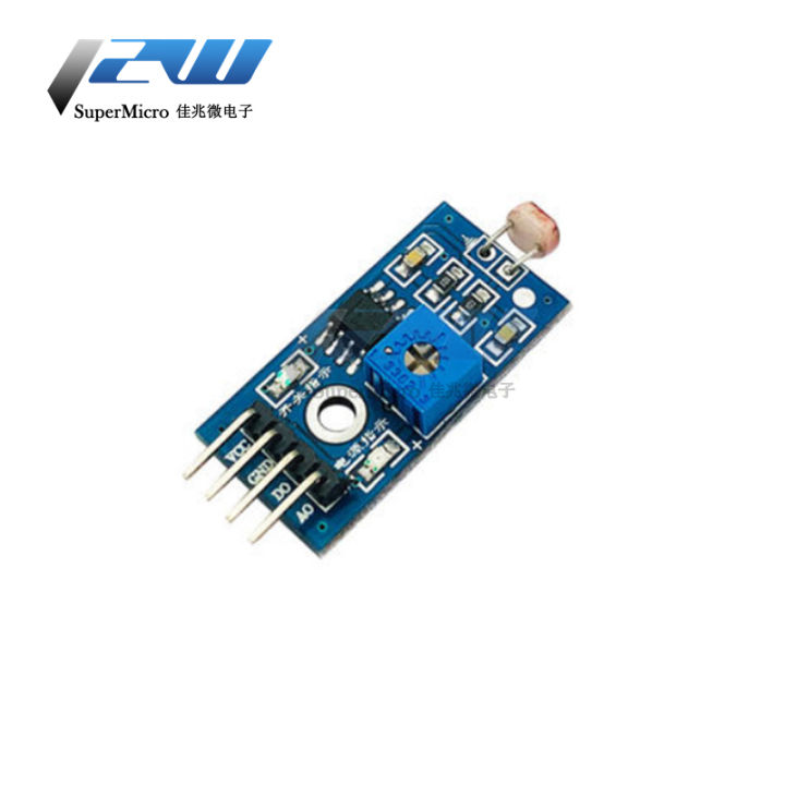 Photoresistor Sensor Module 4-Pin Photoelectric Sensor Detection ...