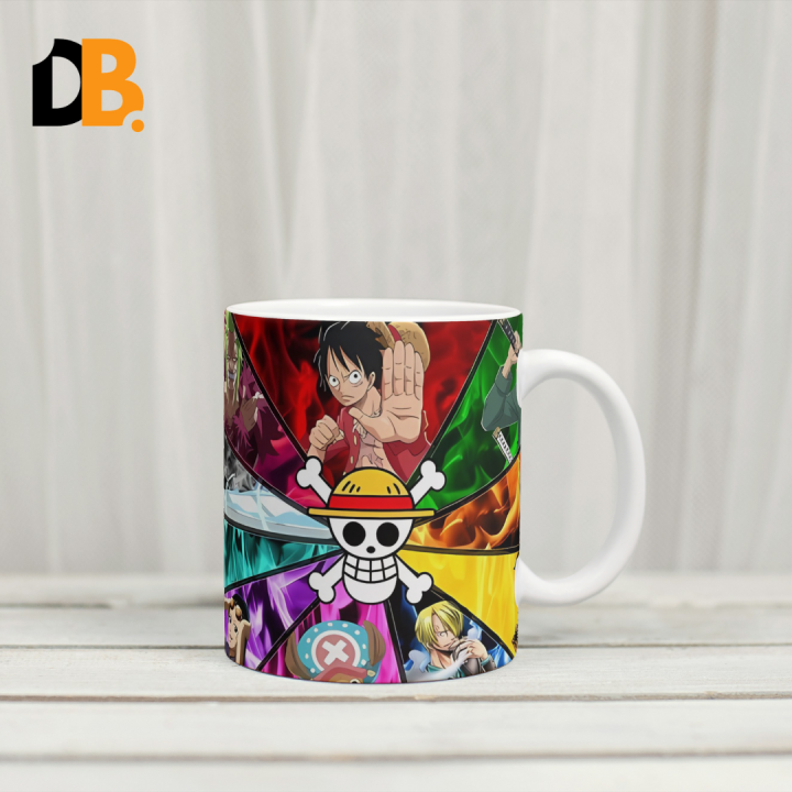 DEBOSS | One Piece Anime Coffee Mug | Monkey D. Luffy | Anime Mugs ...