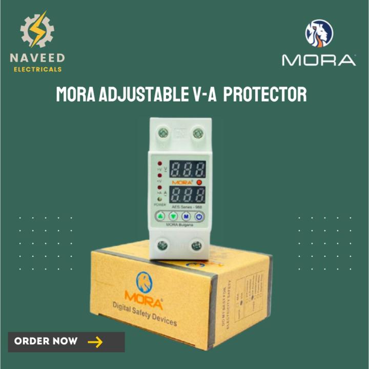 MORA 63A Over And Under Voltage Protector - Muhafiz Switch - Surge and ...