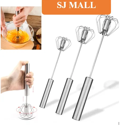 Manual Hand Whisker - 12 Inches Semi Automatic Hand Push Whisker Egg ...