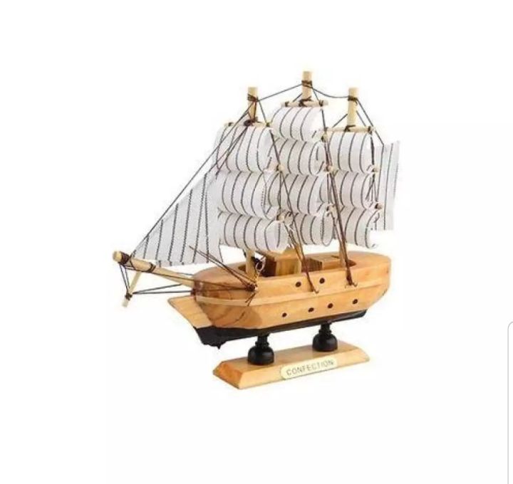 Classics Sailboat Ship Model Handmade Craft Nautical Ornaments Antique ...
