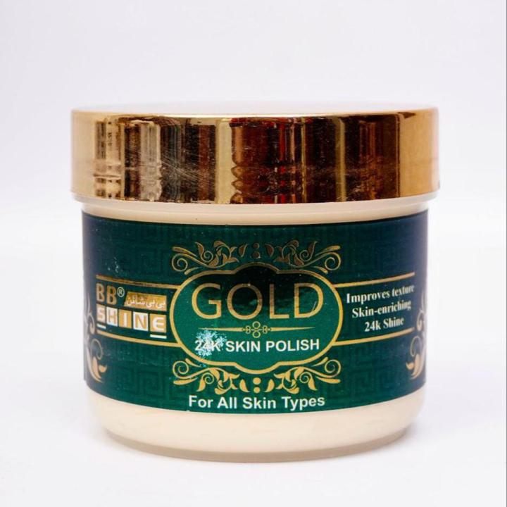 BB Shine 24K Gold Skin Polish Cream | 300ml | Daraz.pk