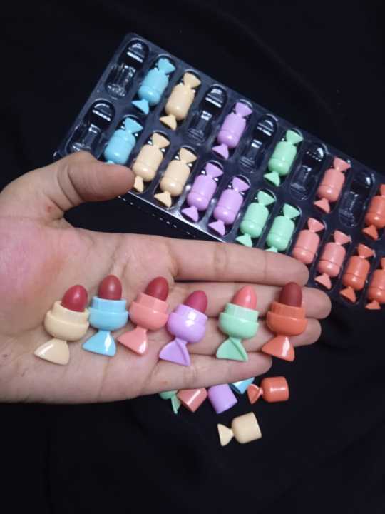 Candy Lipstick Mini Set of 6, 3 and 1 – Cute Lipstick for Girls & Kids ...