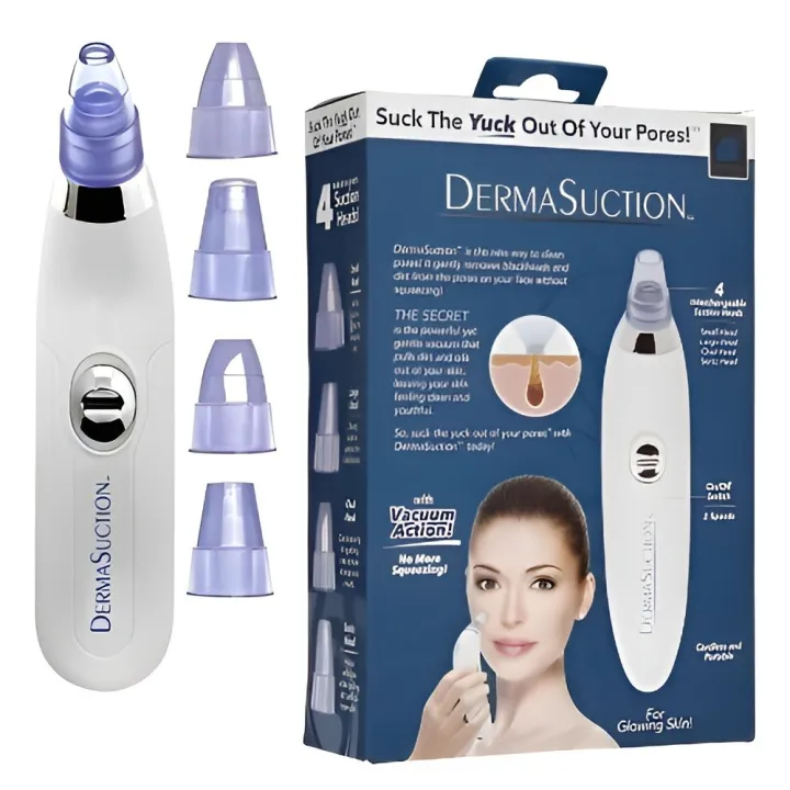 Derma Suction Facial SPA Blackhead Remover Machine 4-in-1 | Electric ...
