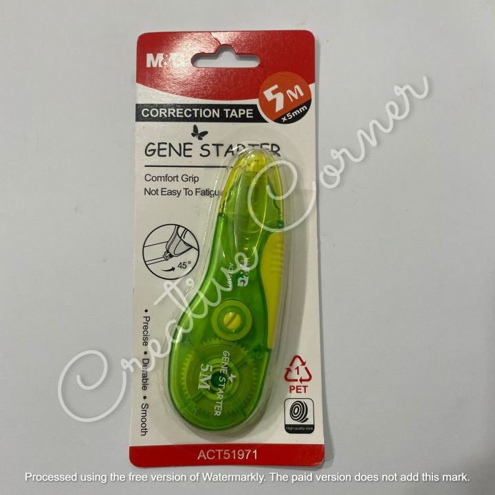 MG Correction Tape ACT51971 (5M) | Durable Clip | Rubber Grip | See ...