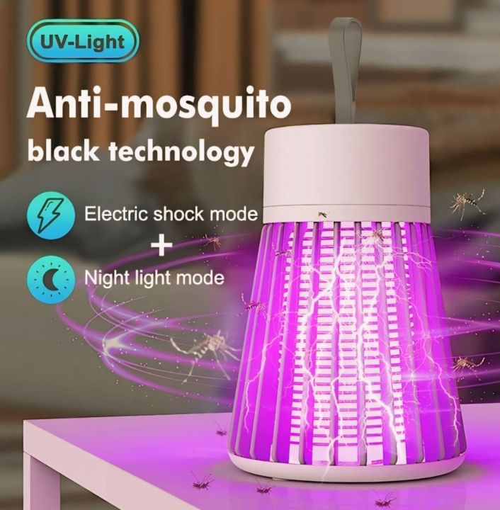 New Electric Mosquito Killer Lamp - USB Powered Portable Insect Flying ...