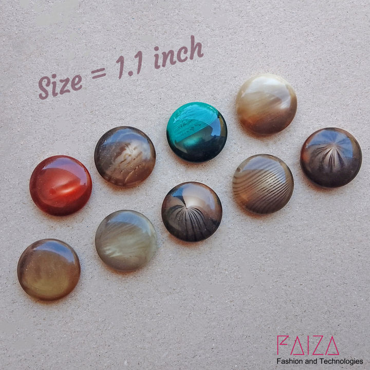 4-Pieces Fancy Elegant and Attractive Marble Buttons | Fancy Buttons ...
